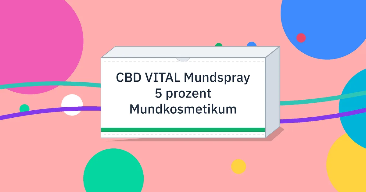 Symbolbild: Packung mit der Aufschrift CBD VITAL Mundspray 5 prozent Mundkosmetikum (PZN 16703005) – Verfügbarkeit und Bezug in Apotheken in Frankfurt am Main
