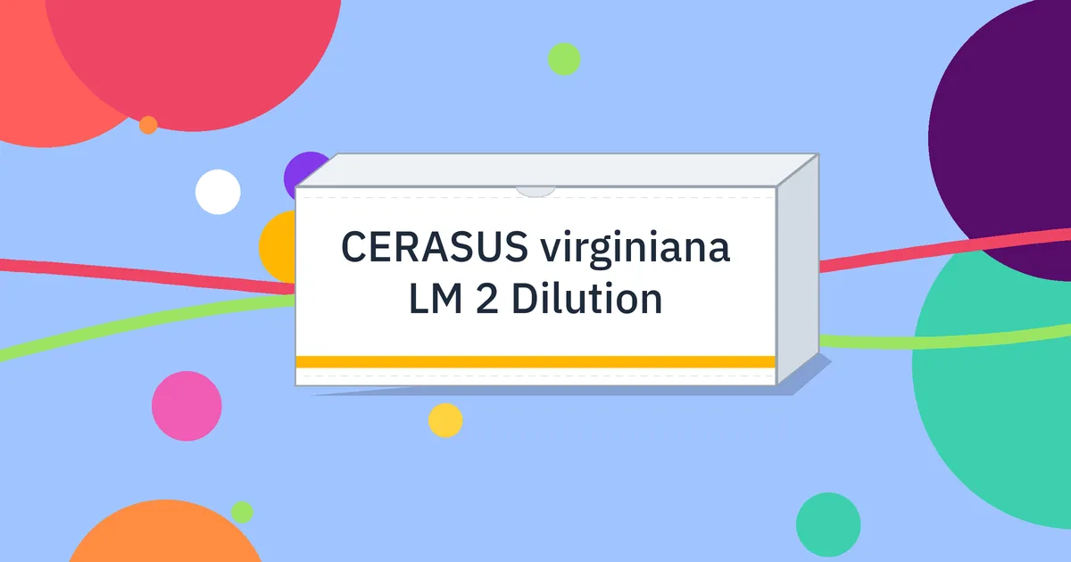 Symbolbild: Packung mit der Aufschrift CERASUS virginiana LM 2 Dilution (PZN 13436503) – Verfügbarkeit und Bezug in Apotheken in Frankfurt am Main