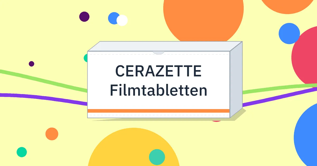Symbolbild: Packung mit der Aufschrift CERAZETTE Filmtabletten (PZN 07235309) – Verfügbarkeit und Bezug in Apotheken in Frankfurt am Main