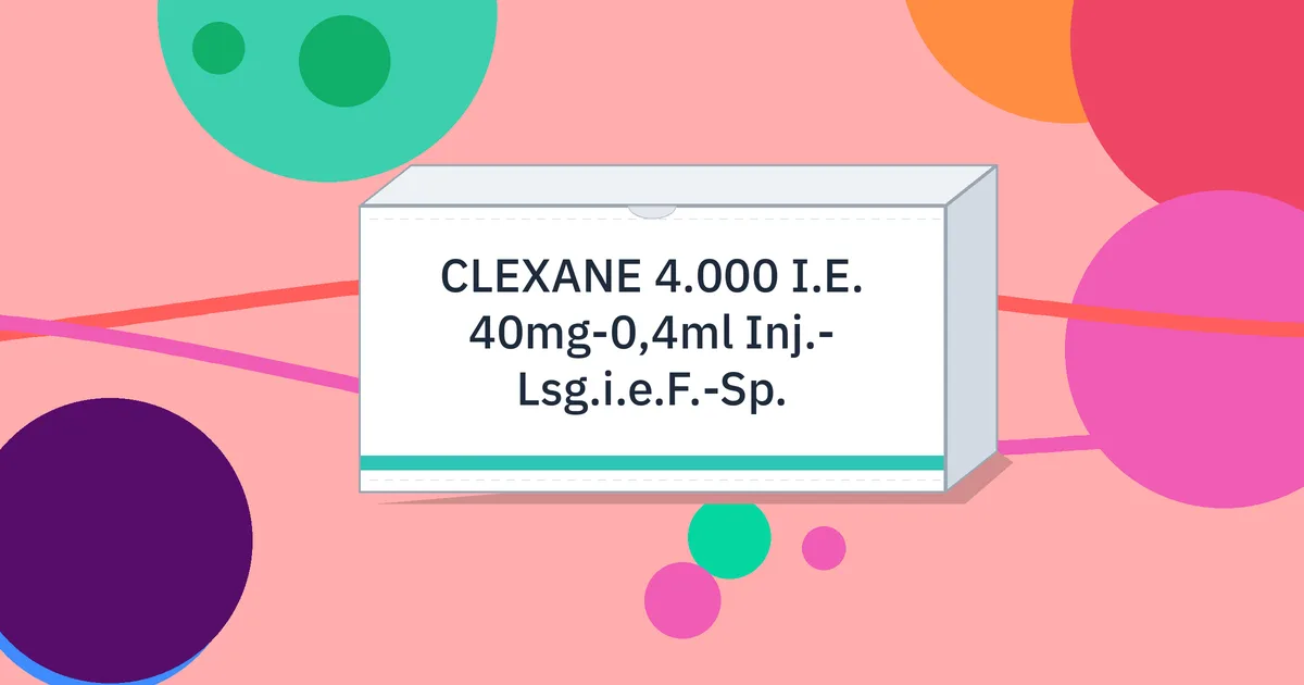 Symbolbild: Packung mit der Aufschrift CLEXANE 4.000 I.E. 40mg-0,4ml Inj.-Lsg.i.e.F.-Sp. (PZN 16770390) – Verfügbarkeit und Bezug in Apotheken in Frankfurt am Main
