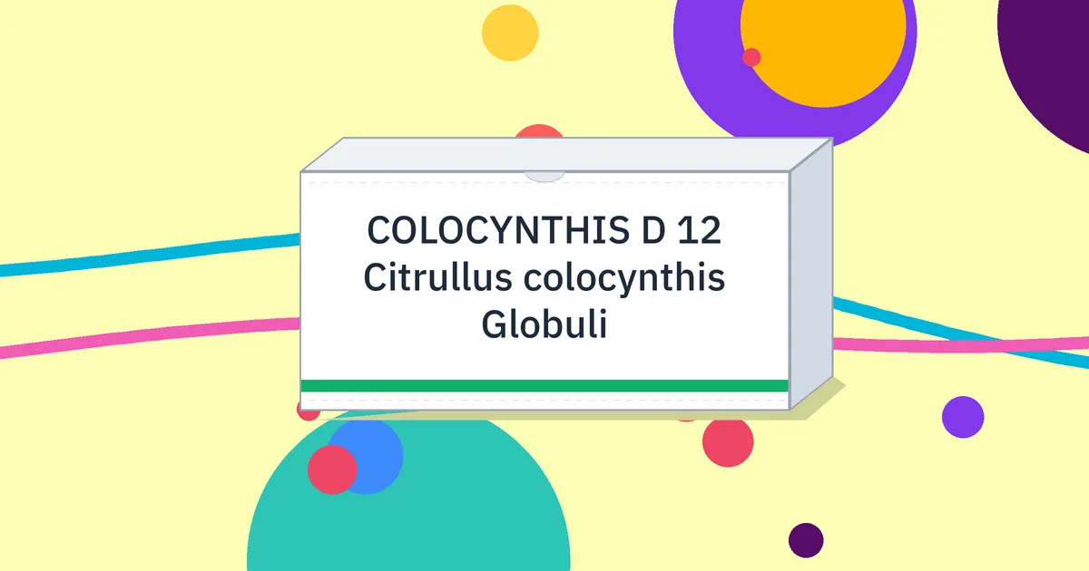 Symbolbild: Packung mit der Aufschrift COLOCYNTHIS D 12 Citrullus colocynthis Globuli (PZN 17298771) – Verfügbarkeit und Bezug in Apotheken in Frankfurt am Main