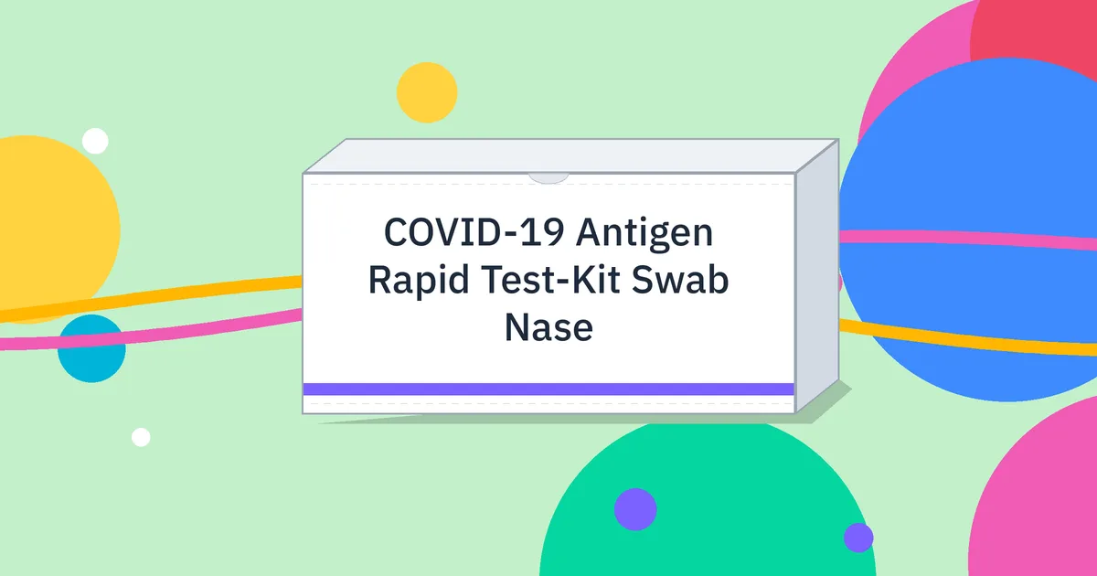 Symbolbild: Packung mit der Aufschrift COVID-19 Antigen Rapid Test-Kit Swab Nase (PZN 17881588) – Verfügbarkeit und Bezug in Apotheken in Frankfurt am Main