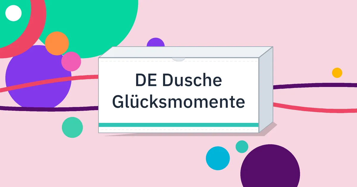 Symbolbild: Packung mit der Aufschrift DE Dusche Glücksmomente (PZN 11669628) – Verfügbarkeit und Bezug in Apotheken in Frankfurt am Main