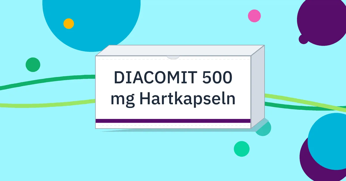 Symbolbild: Packung mit der Aufschrift DIACOMIT 500 mg Hartkapseln (PZN 18300004) – Verfügbarkeit und Bezug in Apotheken in Frankfurt am Main