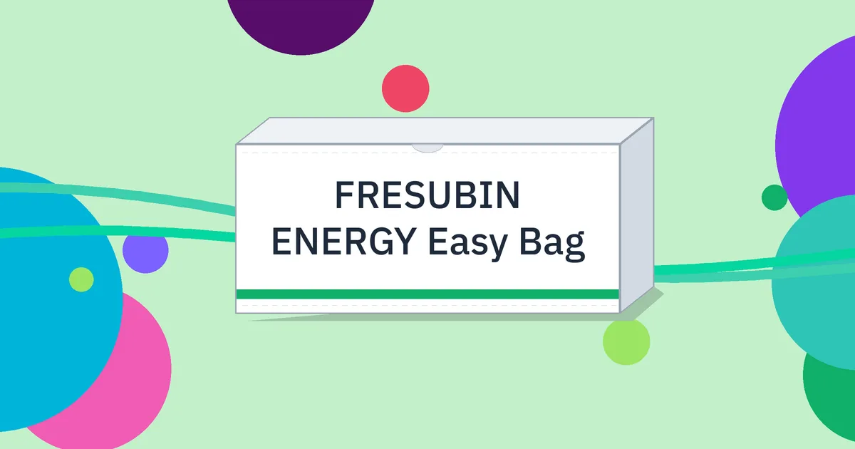Symbolbild: Packung mit der Aufschrift FRESUBIN ENERGY Easy Bag (PZN 05398645) – Verfügbarkeit und Bezug in Apotheken in Frankfurt am Main