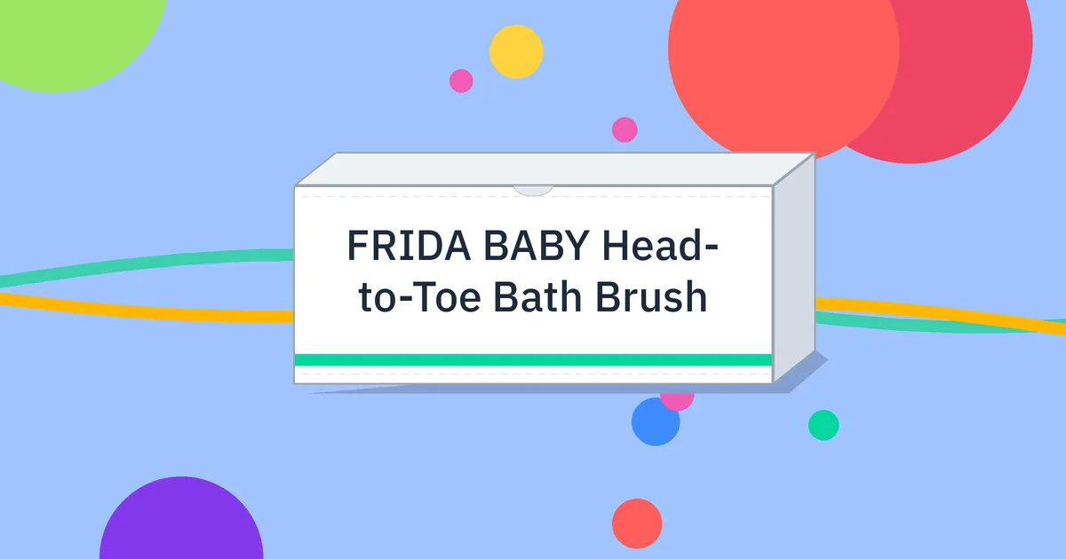 Symbolbild: Packung mit der Aufschrift FRIDA BABY Head-to-Toe Bath Brush (PZN 19140620) – Verfügbarkeit und Bezug in Apotheken in Frankfurt am Main
