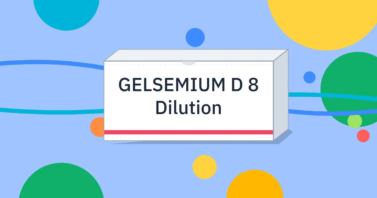Symbolbild: Packung mit der Aufschrift GELSEMIUM D 8 Dilution (PZN 04218233) – Verfügbarkeit und Bezug in Apotheken in Frankfurt am Main
