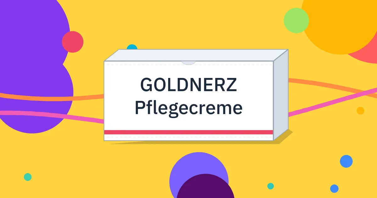 Symbolbild: Packung mit der Aufschrift GOLDNERZ Pflegecreme (PZN 08871846) – Verfügbarkeit und Bezug in Apotheken in Frankfurt am Main