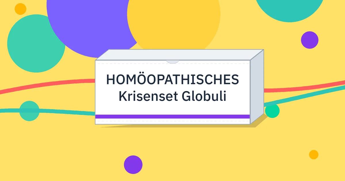 Symbolbild: Packung mit der Aufschrift HOMÖOPATHISCHES Krisenset Globuli (PZN 17585909) – Verfügbarkeit und Bezug in Apotheken in Frankfurt am Main