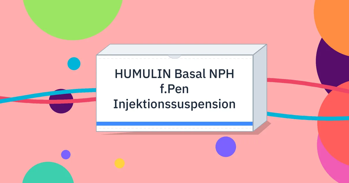 Symbolbild: Packung mit der Aufschrift HUMULIN Basal NPH f.Pen Injektionssuspension (PZN 02817610) – Verfügbarkeit und Bezug in Apotheken in Frankfurt am Main