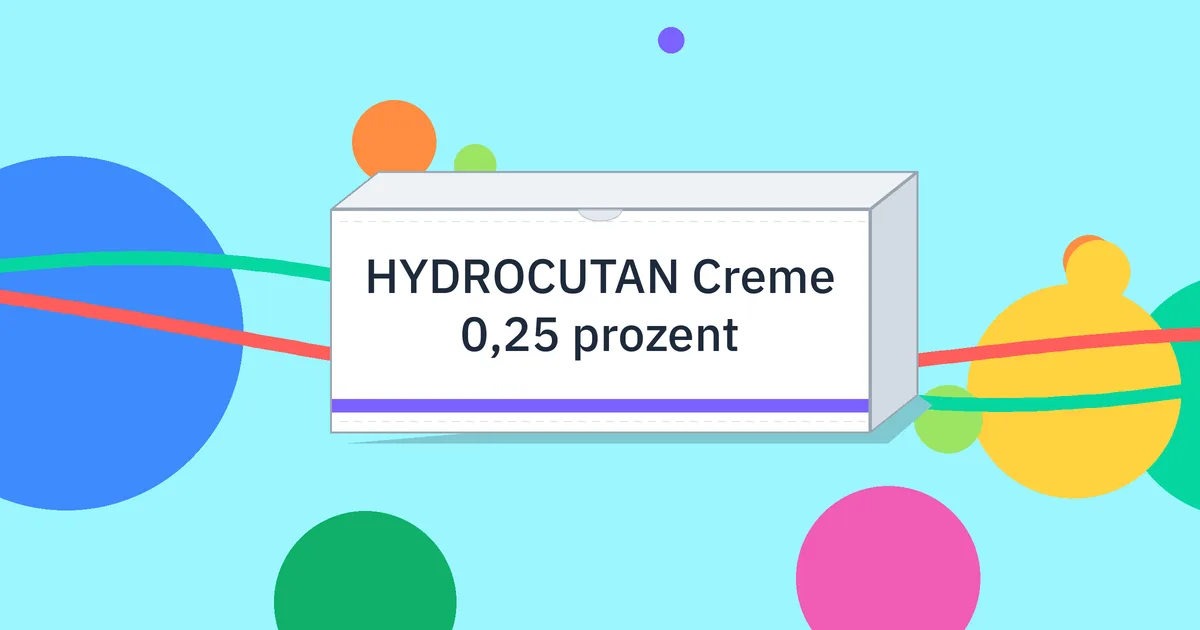 Symbolbild: Packung mit der Aufschrift HYDROCUTAN Creme 0,25 prozent (PZN 01138717) – Verfügbarkeit und Bezug in Apotheken in Frankfurt am Main