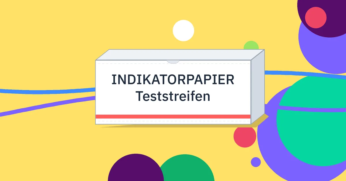 Symbolbild: Packung mit der Aufschrift INDIKATORPAPIER Teststreifen (PZN 00213049) – Verfügbarkeit und Bezug in Apotheken in Frankfurt am Main