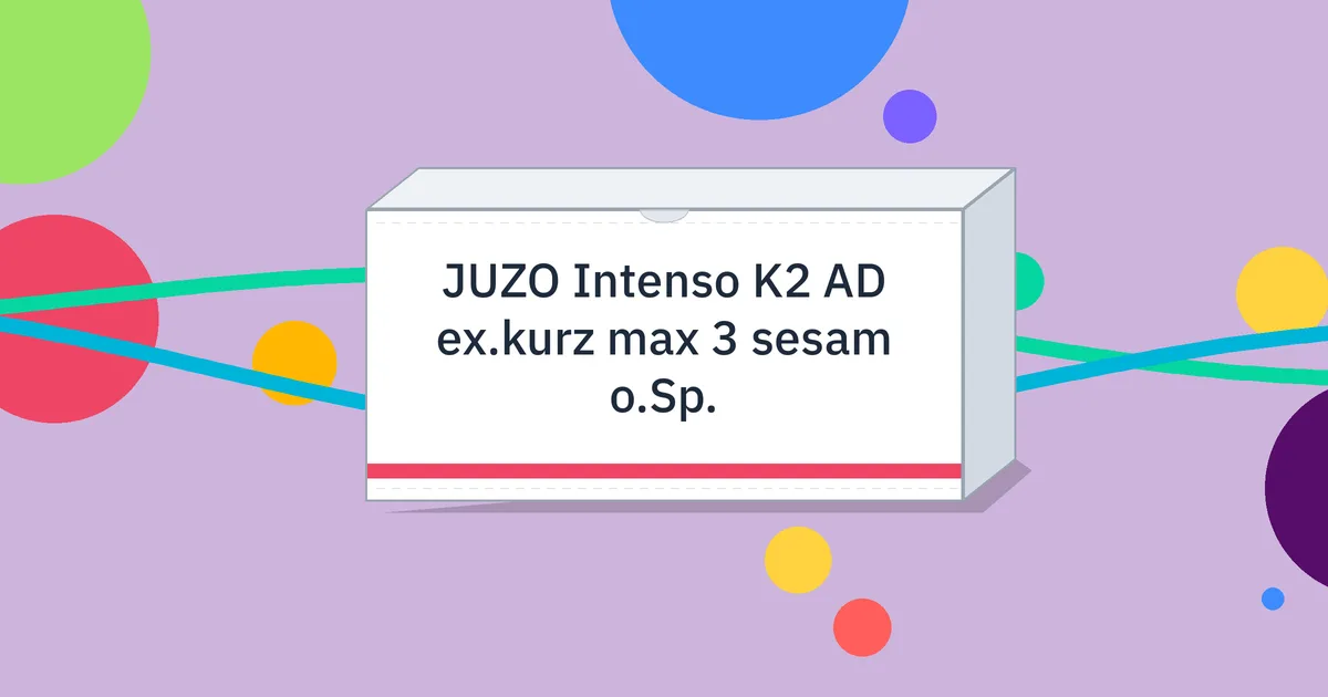 Symbolbild: Packung mit der Aufschrift JUZO Intenso K2 AD ex.kurz max 3 sesam o.Sp. (PZN 18617445) – Verfügbarkeit und Bezug in Apotheken in Frankfurt am Main