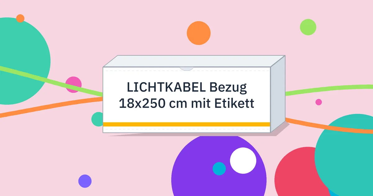 Symbolbild: Packung mit der Aufschrift LICHTKABEL Bezug 18x250 cm mit Etikett (PZN 07599069) – Verfügbarkeit und Bezug in Apotheken in Frankfurt am Main