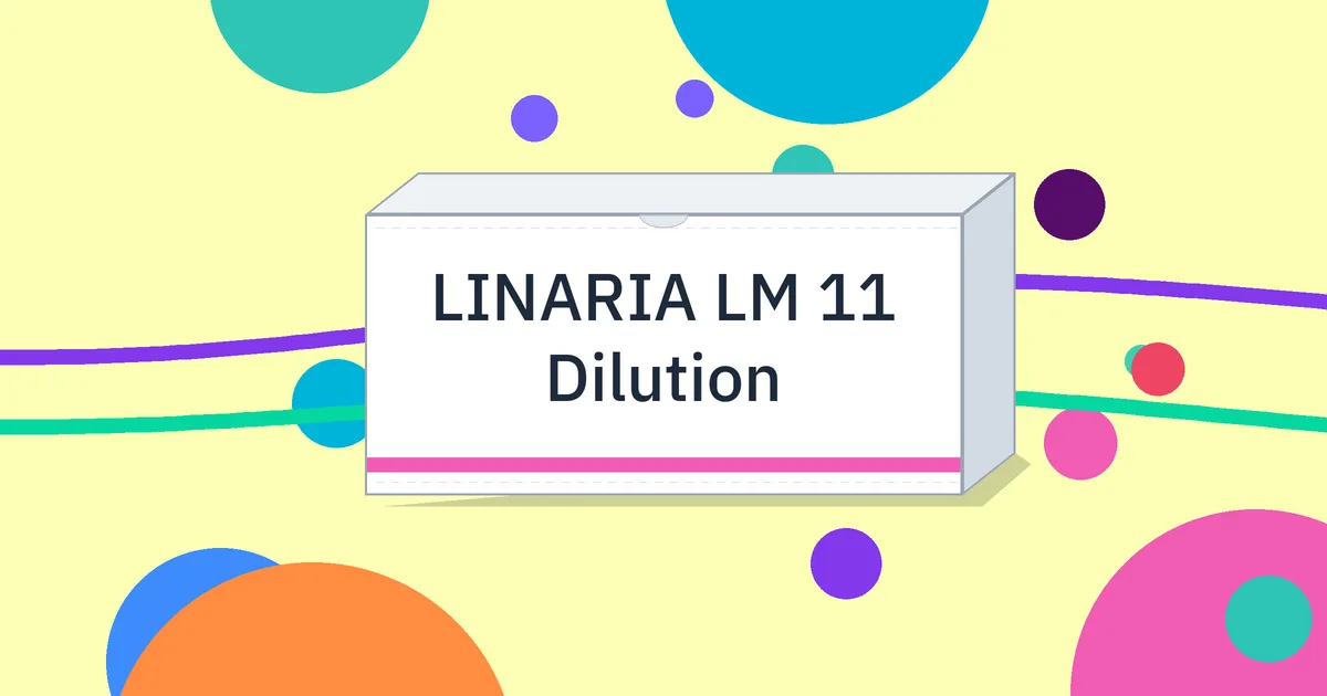 Symbolbild: Packung mit der Aufschrift LINARIA LM 11 Dilution (PZN 13529133) – Verfügbarkeit und Bezug in Apotheken in Frankfurt am Main