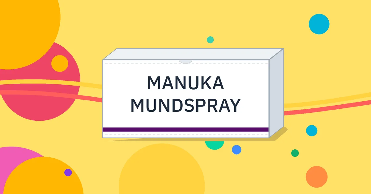 Symbolbild: Packung mit der Aufschrift MANUKA MUNDSPRAY (PZN 19126703) – Verfügbarkeit und Bezug in Apotheken in Frankfurt am Main