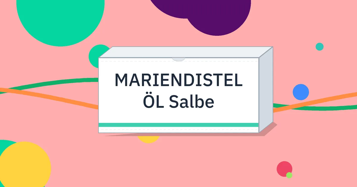 Symbolbild: Packung mit der Aufschrift MARIENDISTEL ÖL Salbe (PZN 19338718) – Verfügbarkeit und Bezug in Apotheken in Frankfurt am Main