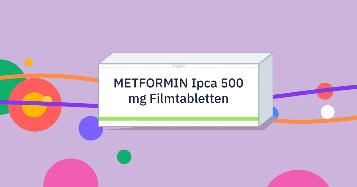 Symbolbild: Packung mit der Aufschrift METFORMIN Ipca 500 mg Filmtabletten (PZN 19712714) – Verfügbarkeit und Bezug in Apotheken in Frankfurt am Main