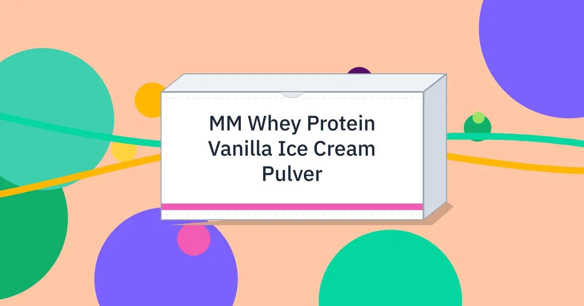 Symbolbild: Packung mit der Aufschrift MM Whey Protein Vanilla Ice Cream Pulver (PZN 16761221) – Verfügbarkeit und Bezug in Apotheken in Frankfurt am Main