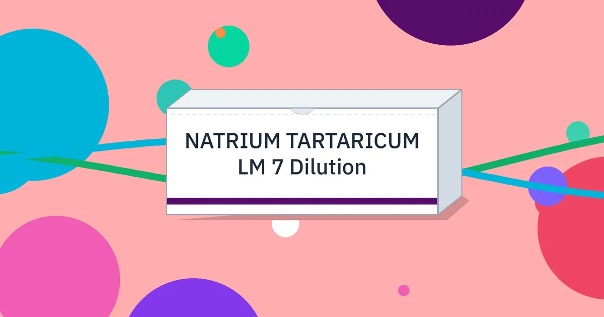 Symbolbild: Packung mit der Aufschrift NATRIUM TARTARICUM LM 7 Dilution (PZN 12967641) – Verfügbarkeit und Bezug in Apotheken in Frankfurt am Main