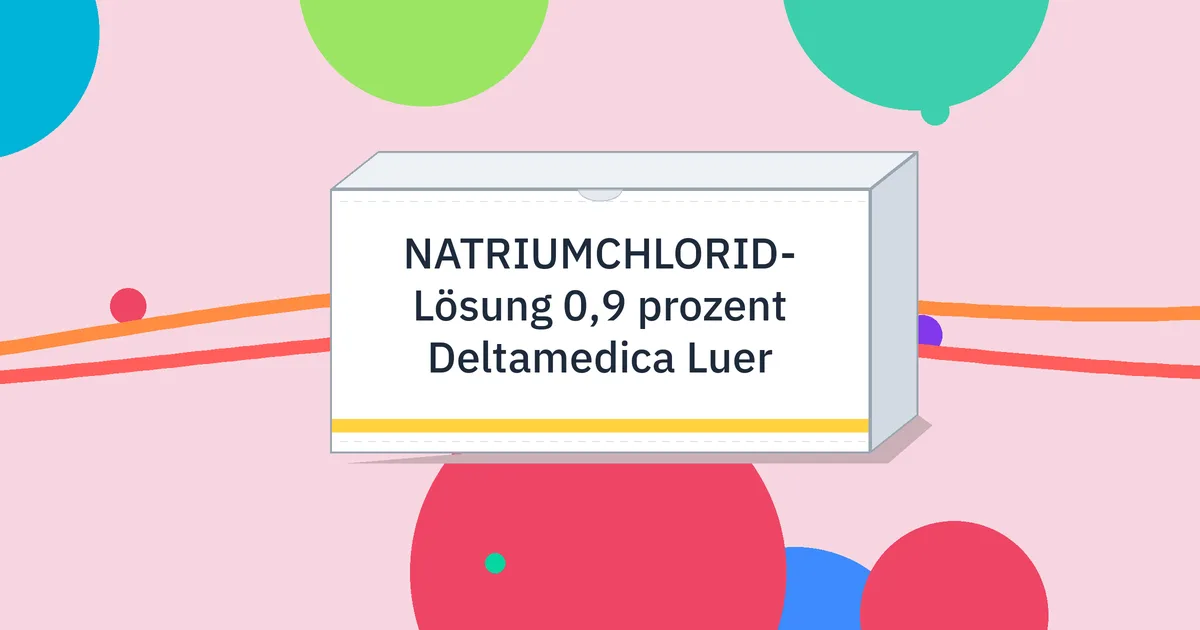 Symbolbild: Packung mit der Aufschrift NATRIUMCHLORID-Lösung 0,9 prozent Deltamedica Luer (PZN 17393073) – Verfügbarkeit und Bezug in Apotheken in Frankfurt am Main