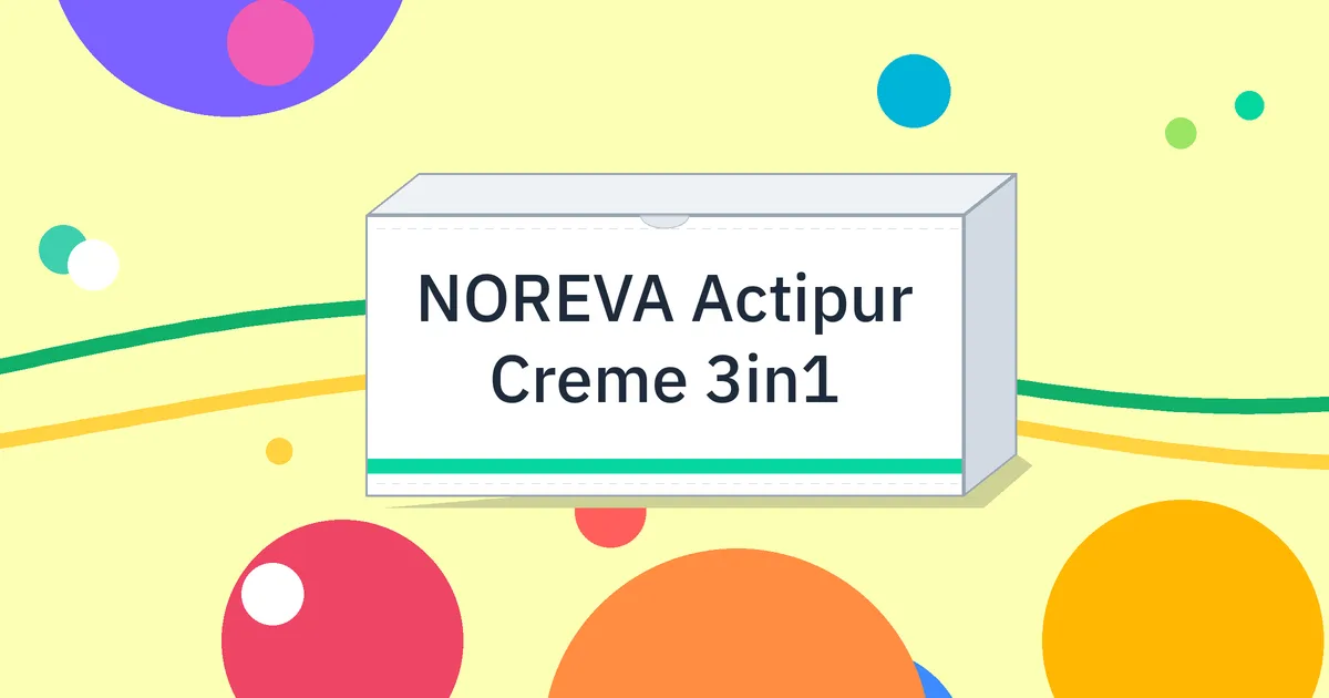 Symbolbild: Packung mit der Aufschrift NOREVA Actipur Creme 3in1 (PZN 16652986) – Verfügbarkeit und Bezug in Apotheken in Frankfurt am Main