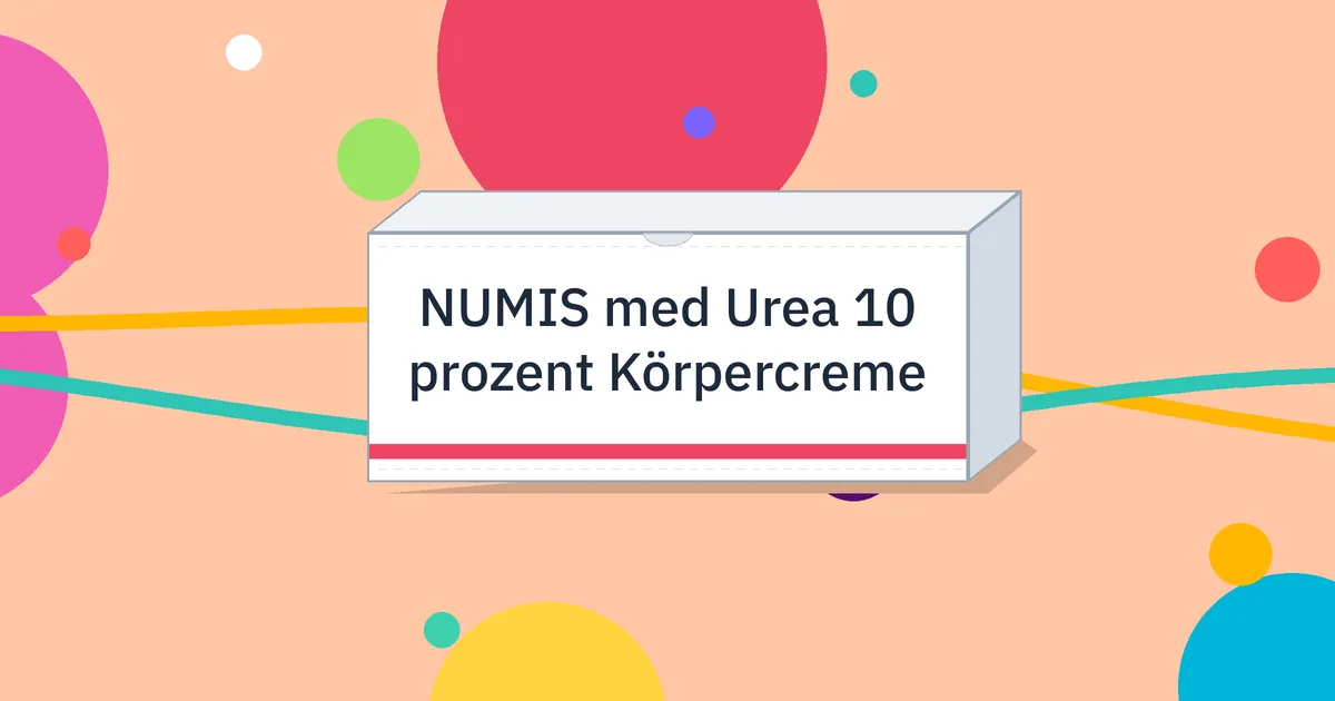 Symbolbild: Packung mit der Aufschrift NUMIS med Urea 10 prozent Körpercreme (PZN 19349047) – Verfügbarkeit und Bezug in Apotheken in Frankfurt am Main