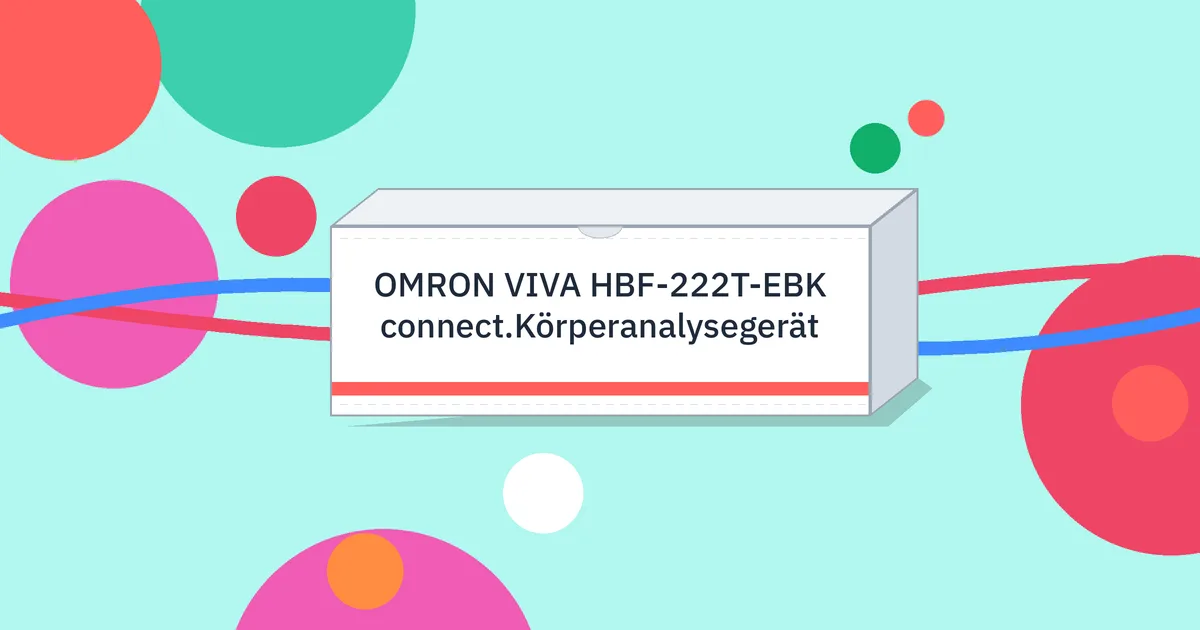 Symbolbild: Packung mit der Aufschrift OMRON VIVA HBF-222T-EBK connect.Körperanalysegerät (PZN 13351451) – Verfügbarkeit und Bezug in Apotheken in Frankfurt am Main