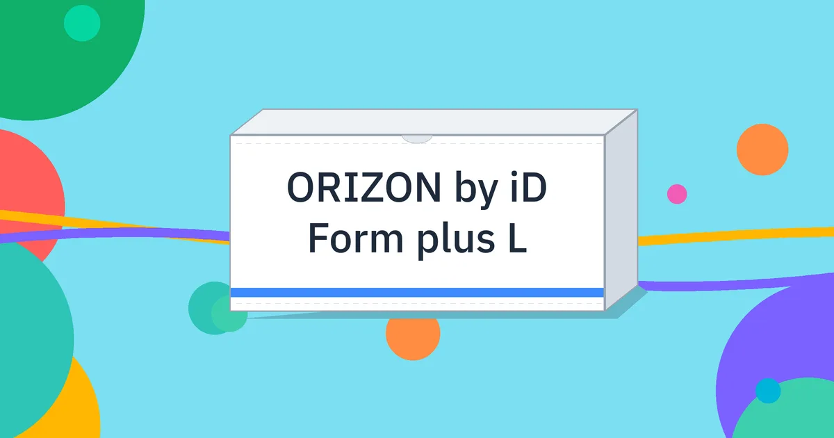 Symbolbild: Packung mit der Aufschrift ORIZON by iD Form plus L (PZN 17996771) – Verfügbarkeit und Bezug in Apotheken in Frankfurt am Main