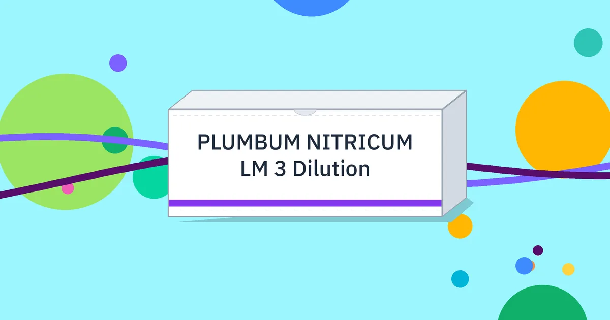 Symbolbild: Packung mit der Aufschrift PLUMBUM NITRICUM LM 3 Dilution (PZN 13041928) – Verfügbarkeit und Bezug in Apotheken in Frankfurt am Main