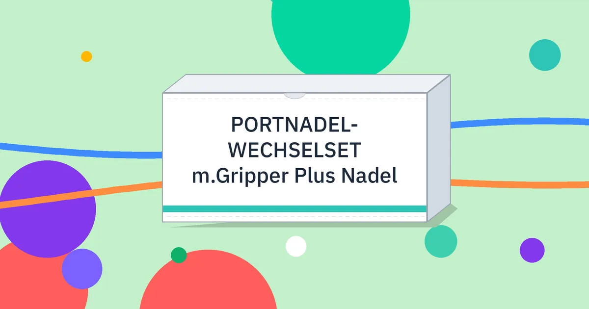 Symbolbild: Packung mit der Aufschrift PORTNADEL-WECHSELSET m.Gripper Plus Nadel (PZN 14015778) – Verfügbarkeit und Bezug in Apotheken in Frankfurt am Main