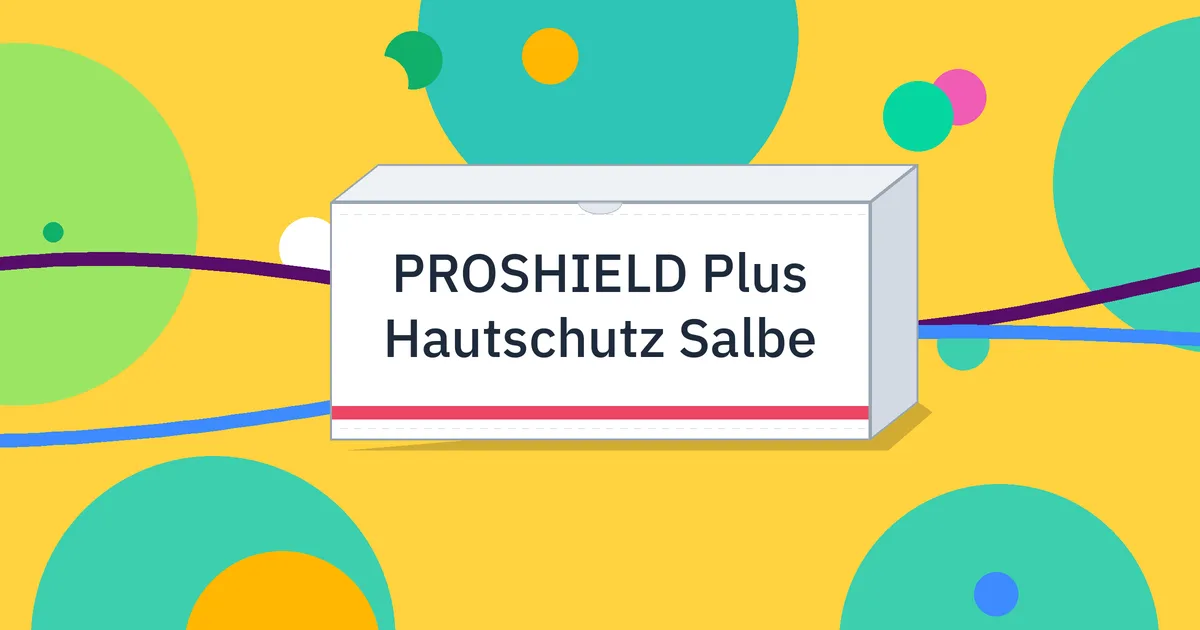 Symbolbild: Packung mit der Aufschrift PROSHIELD Plus Hautschutz Salbe (PZN 15315873) – Verfügbarkeit und Bezug in Apotheken in Frankfurt am Main