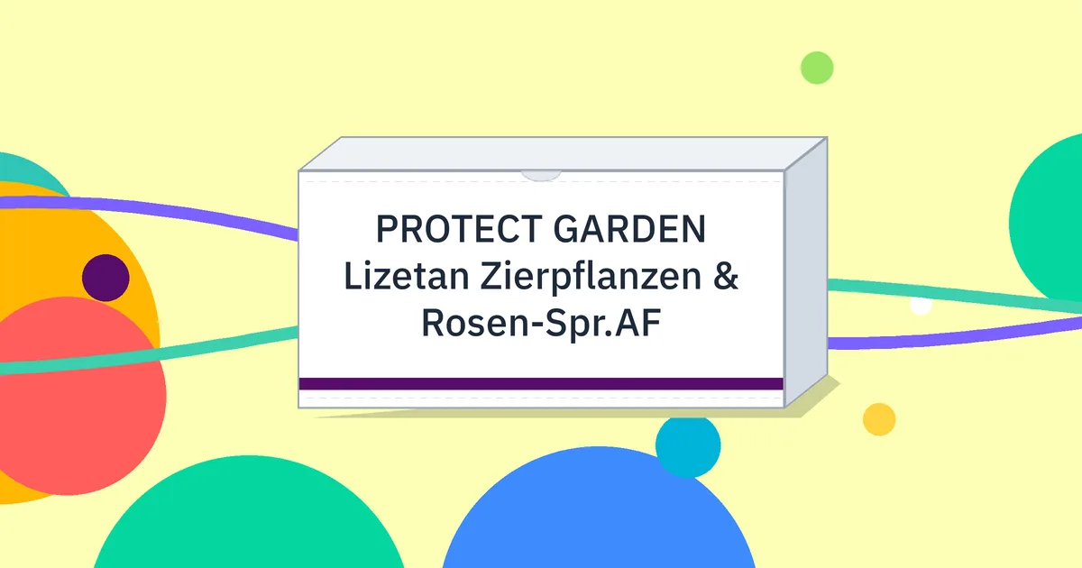 Symbolbild: Packung mit der Aufschrift PROTECT GARDEN Lizetan Zierpflanzen & Rosen-Spr.AF (PZN 14361919) – Verfügbarkeit und Bezug in Apotheken in Frankfurt am Main