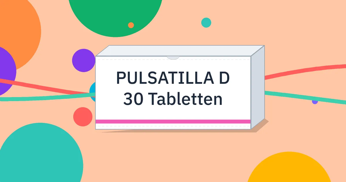 Symbolbild: Packung mit der Aufschrift PULSATILLA D 30 Tabletten (PZN 02635257) – Verfügbarkeit und Bezug in Apotheken in Frankfurt am Main