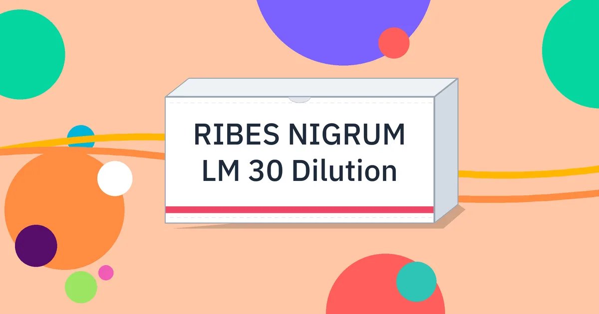 Symbolbild: Packung mit der Aufschrift RIBES NIGRUM LM 30 Dilution (PZN 13679252) – Verfügbarkeit und Bezug in Apotheken in Frankfurt am Main
