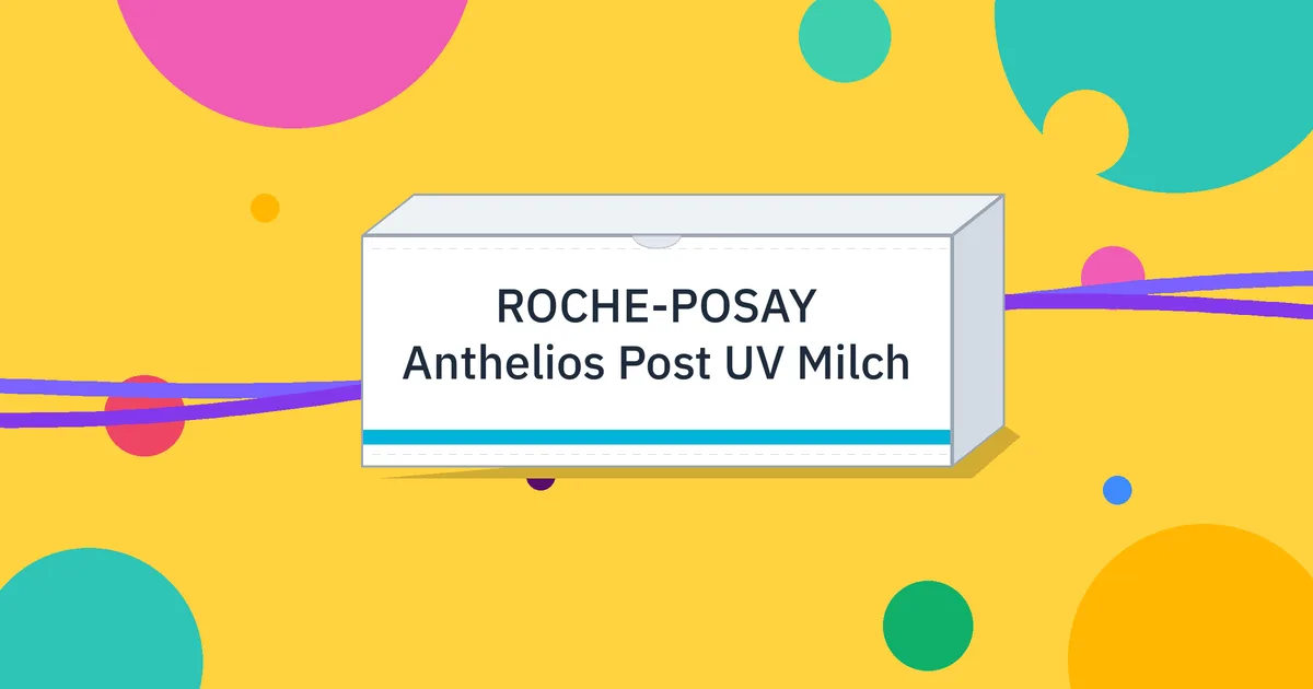 Symbolbild: Packung mit der Aufschrift ROCHE-POSAY Anthelios Post UV Milch (PZN 18914195) – Verfügbarkeit und Bezug in Apotheken in Frankfurt am Main