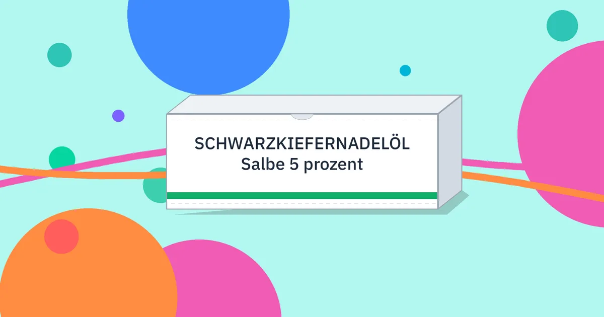 Symbolbild: Packung mit der Aufschrift SCHWARZKIEFERNADELÖL Salbe 5 prozent (PZN 16761853) – Verfügbarkeit und Bezug in Apotheken in Frankfurt am Main