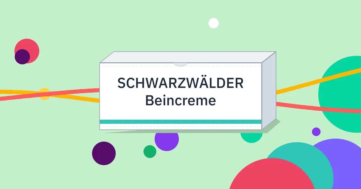 Symbolbild: Packung mit der Aufschrift SCHWARZWÄLDER Beincreme (PZN 11308764) – Verfügbarkeit und Bezug in Apotheken in Frankfurt am Main