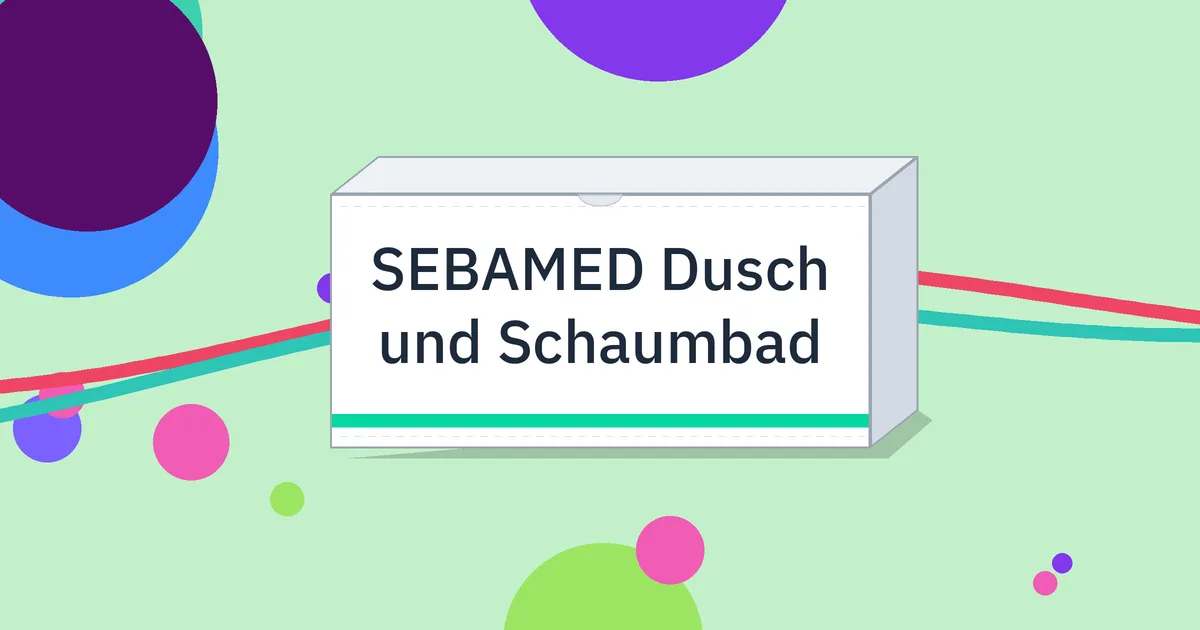Symbolbild: Packung mit der Aufschrift SEBAMED Dusch und Schaumbad (PZN 04688424) – Verfügbarkeit und Bezug in Apotheken in Frankfurt am Main