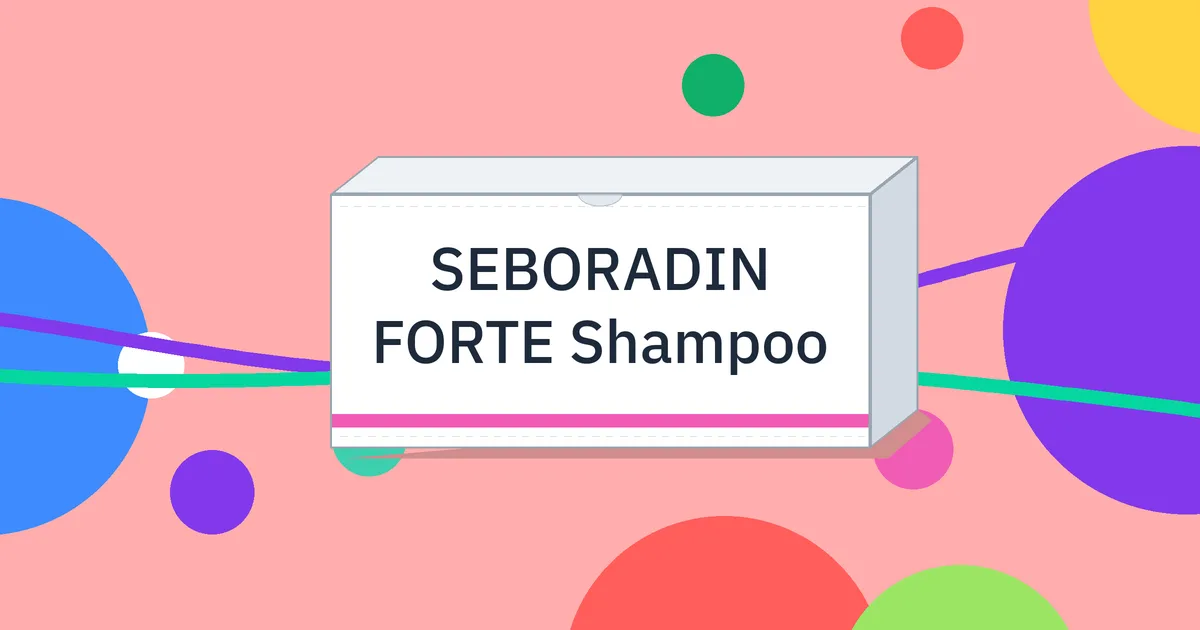 Symbolbild: Packung mit der Aufschrift SEBORADIN FORTE Shampoo (PZN 18402029) – Verfügbarkeit und Bezug in Apotheken in Frankfurt am Main