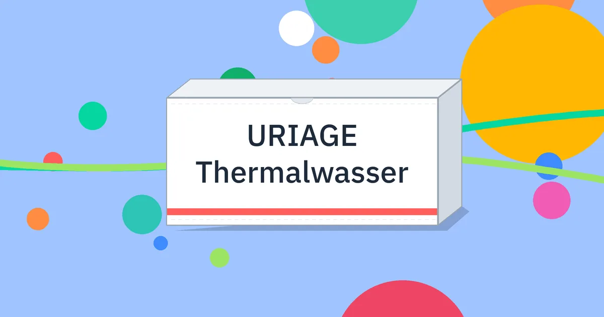 Symbolbild: Packung mit der Aufschrift URIAGE Thermalwasser (PZN 17181678) – Verfügbarkeit und Bezug in Apotheken in Frankfurt am Main