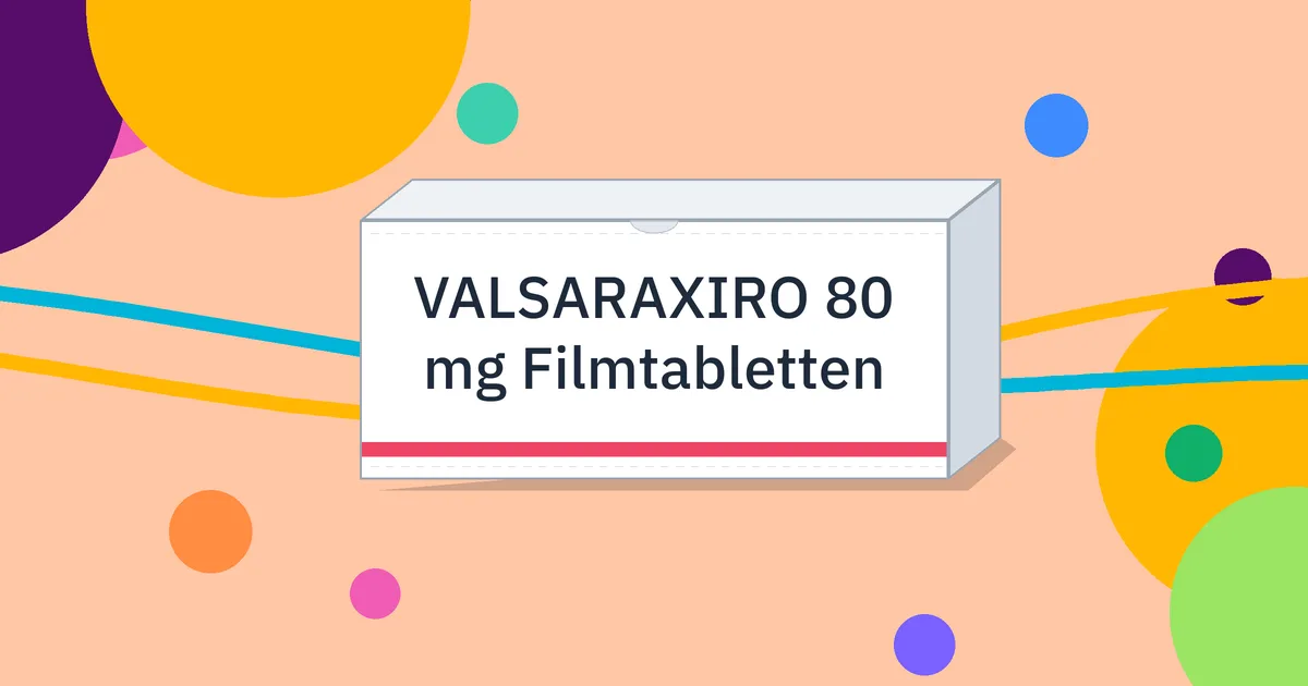 Symbolbild: Packung mit der Aufschrift VALSARAXIRO 80 mg Filmtabletten (PZN 16793238) – Verfügbarkeit und Bezug in Apotheken in Frankfurt am Main