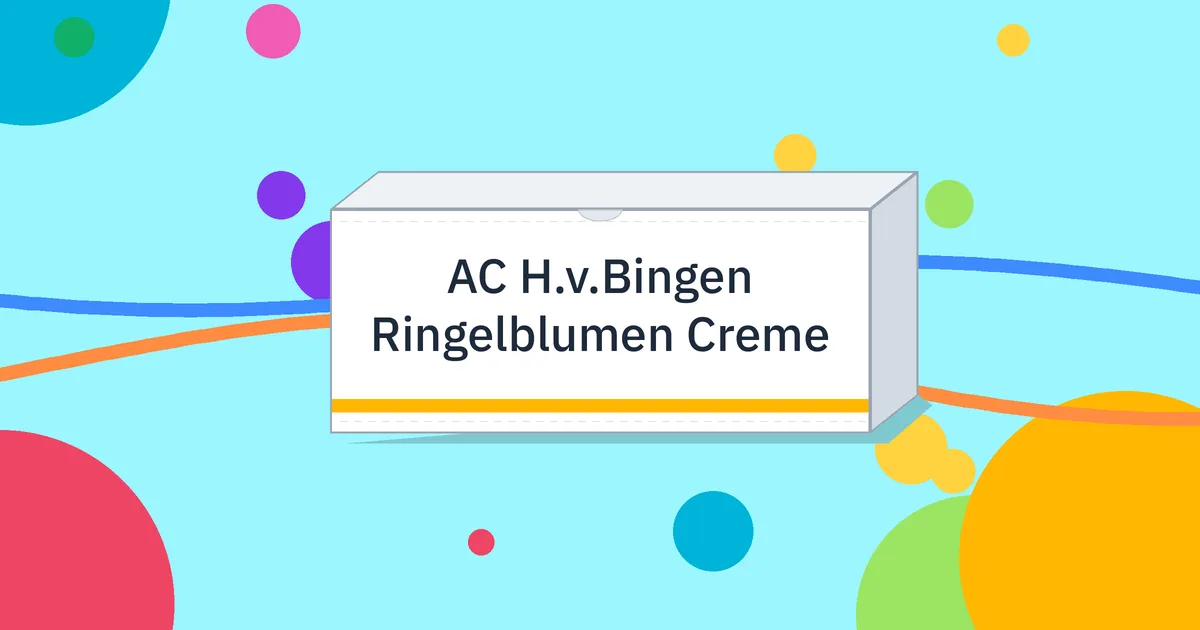Symbolbild: Packung mit der Aufschrift AC H.v.Bingen Ringelblumen Creme (PZN 00755282) – Verfügbarkeit und Bezug in Apotheken in Frankfurt am Main