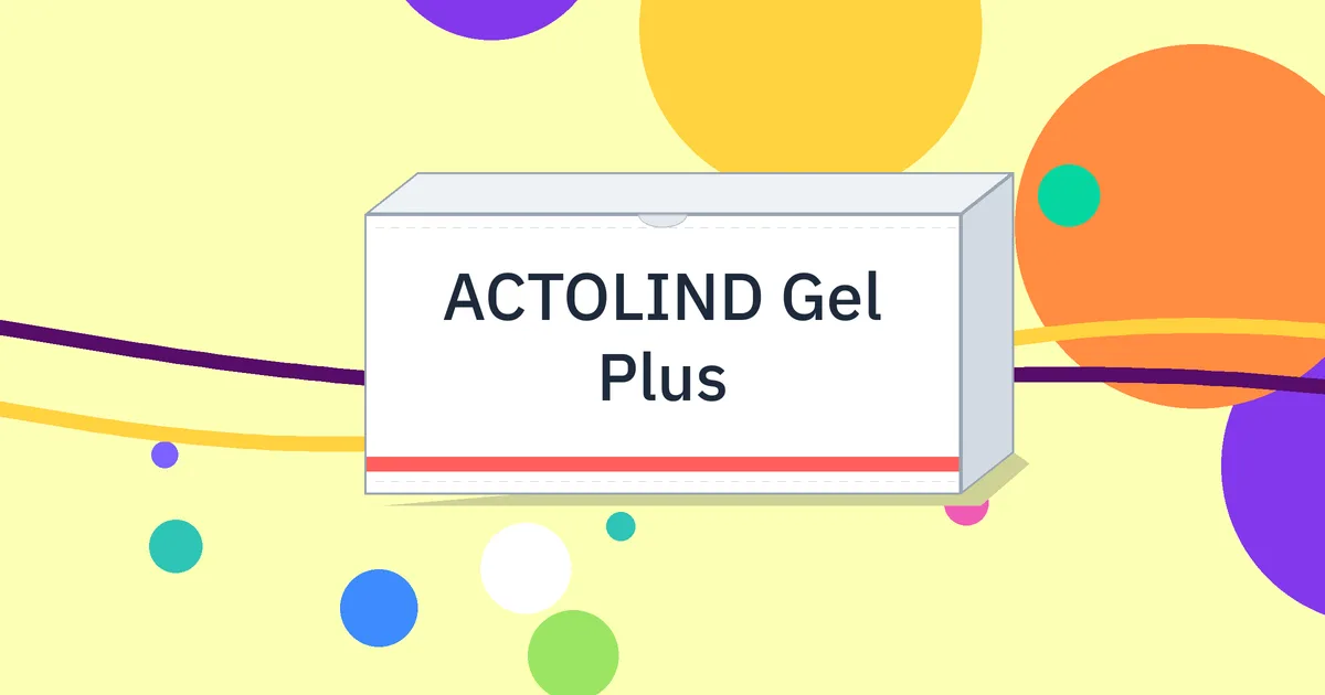 Symbolbild: Packung mit der Aufschrift ACTOLIND Gel Plus (PZN 20740839) – Verfügbarkeit und Bezug in Apotheken in Frankfurt am Main