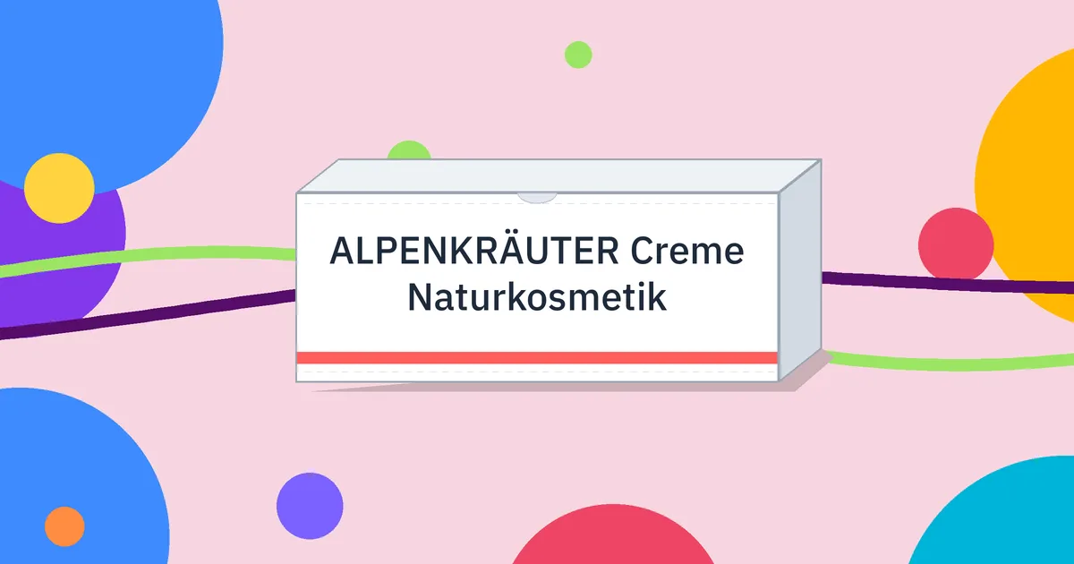 Symbolbild: Packung mit der Aufschrift ALPENKRÄUTER Creme Naturkosmetik (PZN 18809481) – Verfügbarkeit und Bezug in Apotheken in Frankfurt am Main