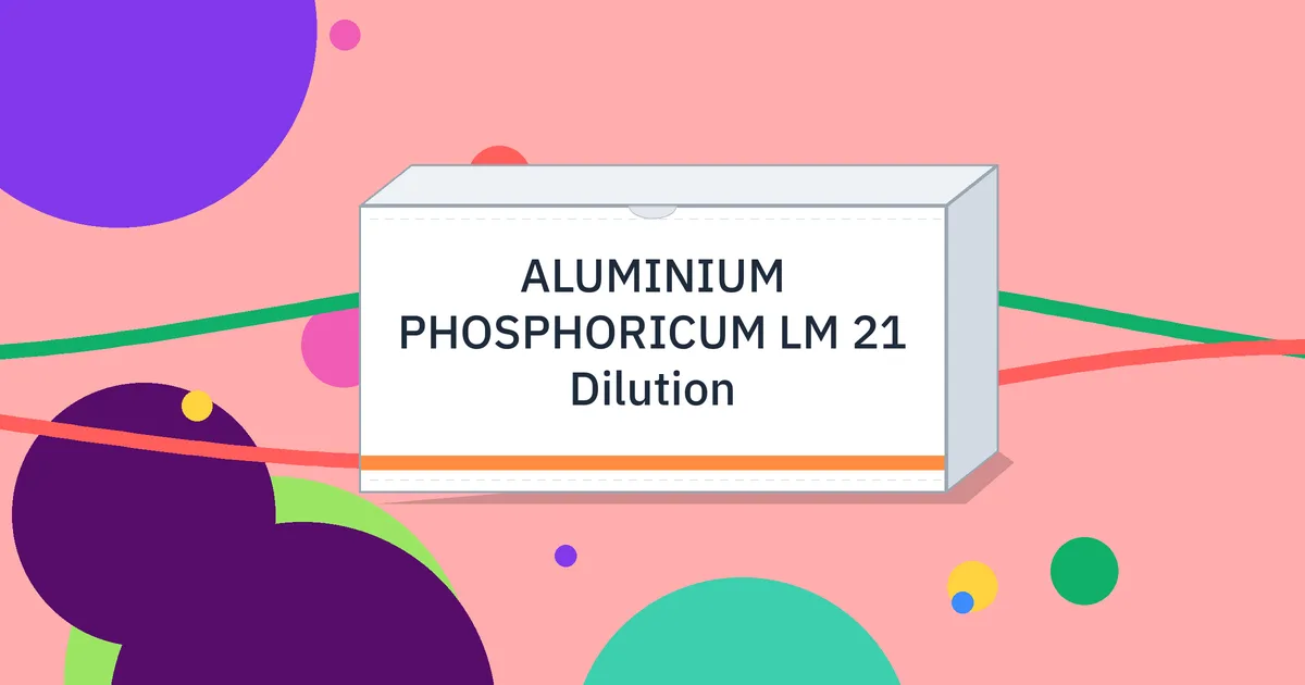 Symbolbild: Packung mit der Aufschrift ALUMINIUM PHOSPHORICUM LM 21 Dilution (PZN 13317276) – Verfügbarkeit und Bezug in Apotheken in Frankfurt am Main