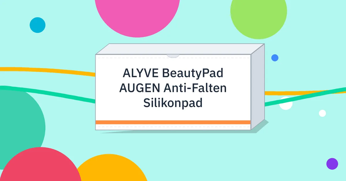 Symbolbild: Packung mit der Aufschrift ALYVE BeautyPad AUGEN Anti-Falten Silikonpad (PZN 18767245) – Verfügbarkeit und Bezug in Apotheken in Frankfurt am Main