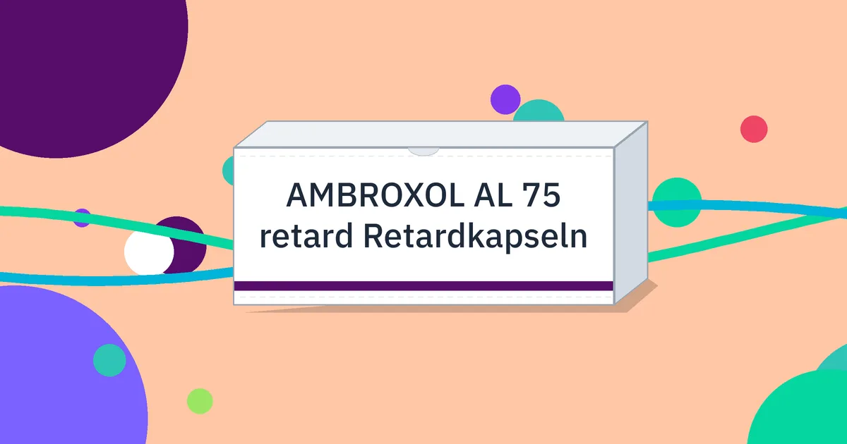 Symbolbild: Packung mit der Aufschrift AMBROXOL AL 75 retard Retardkapseln (PZN 04751571) – Verfügbarkeit und Bezug in Apotheken in Frankfurt am Main