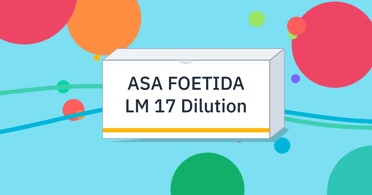 Symbolbild: Packung mit der Aufschrift ASA FOETIDA LM 17 Dilution (PZN 12781600) – Verfügbarkeit und Bezug in Apotheken in Frankfurt am Main