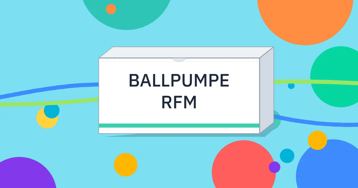 Symbolbild: Packung mit der Aufschrift BALLPUMPE RFM (PZN 20118494) – Verfügbarkeit und Bezug in Apotheken in Frankfurt am Main